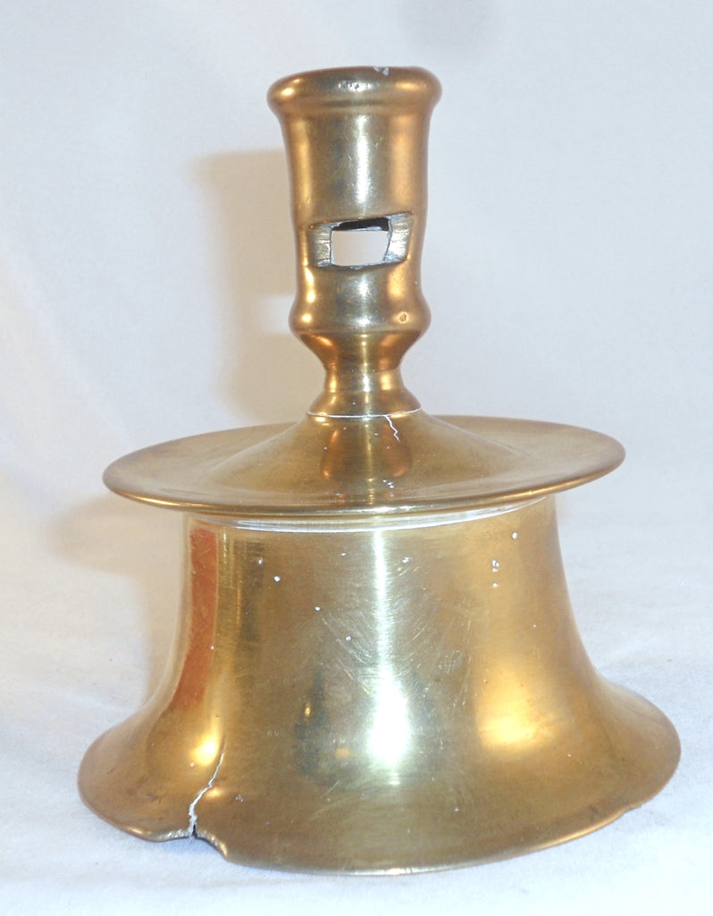 Antique ca. 16th Century Brass Capstan Candlestick North West EuropeA ...