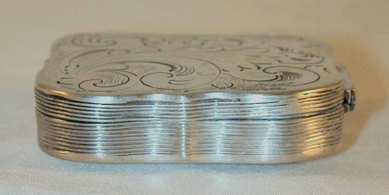1850 Silver Patch Box Engraved Scroll Design Made in Holland – Giamer ...