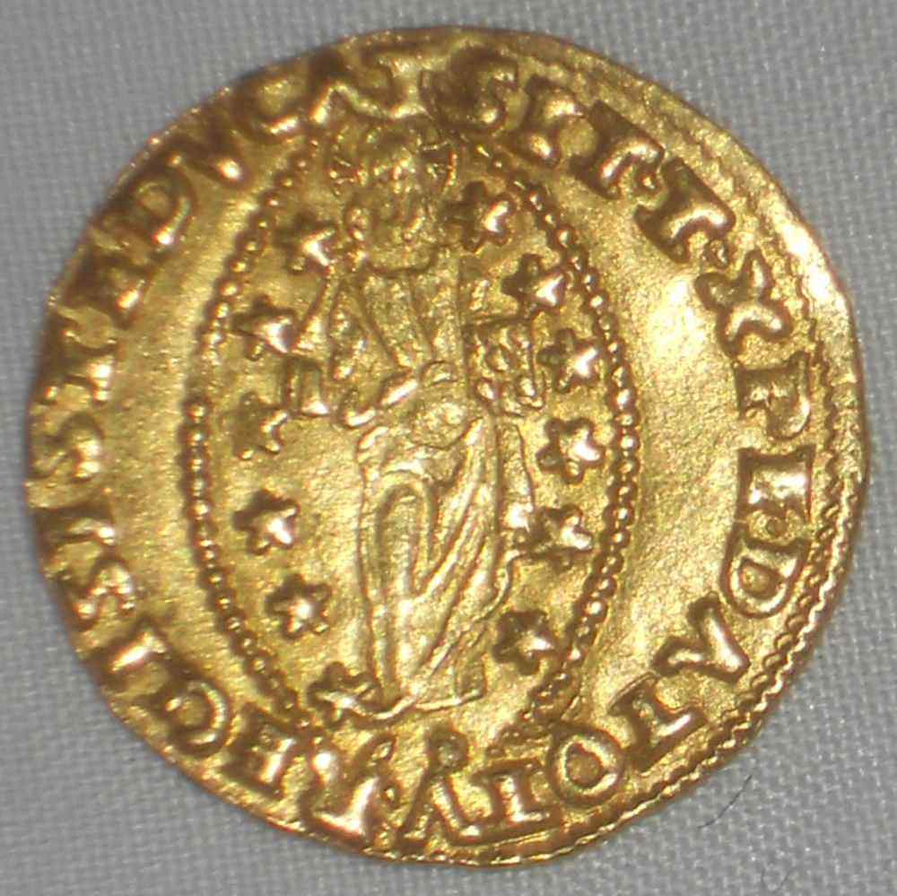 1545-1553 Gold Coin Venice Italy Zecchino or Ducat Francesco Dona Fr 1 ...