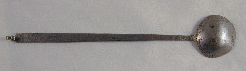 Antique Wrought Iron Butcher Tasting Spoon Rat Tail SE Pennsylvania ...