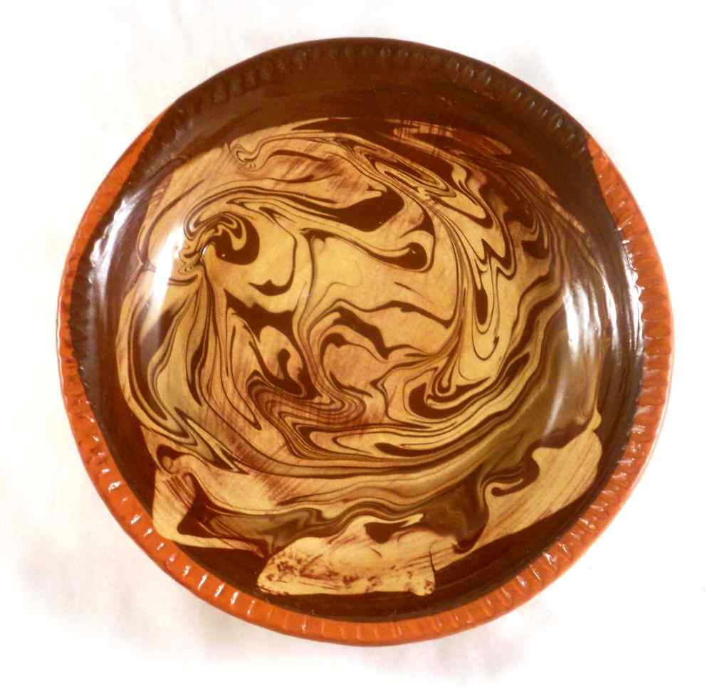 Beautiful Reproduction Colonial Redware Pie Plate by Williamsburg Rest ...